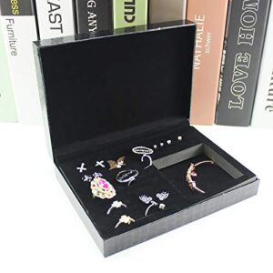 URYY DIY Diamond Painting Jewelry Box Kit,Special Shape Rhinestone PU Leather Rings Necklace Bracelet Organizer Storage Box Gift Case-Sunflower