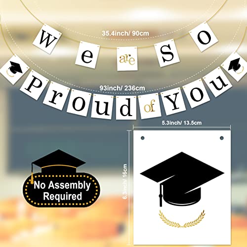 Konsait Graduation Banner Congratulations Graduation Party Decorations College Junior Senior Graduation Decorations Graduation Party Supplies Class of 2023 Banner