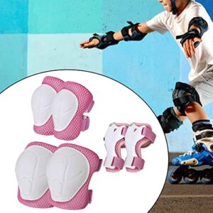 Colcolo Kids Pads Protective Adjustable for Skateboarding Rollerblading Boys Girls Child Children, Pink