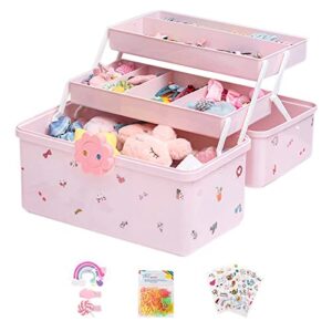 kvsert children’s hair accessories box baby head rope hairpin rubber head jewelry cute jewelry box-m