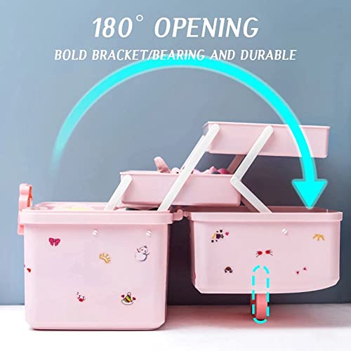 KVSERT Children's Hair Accessories Box Baby Head Rope Hairpin Rubber Head Jewelry Cute Jewelry Box-M