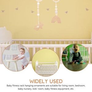 NUOBESTY 4Pcs Newborn Fitness Hanging Toys Infant Fitness Rack Pendants Baby Photo Props