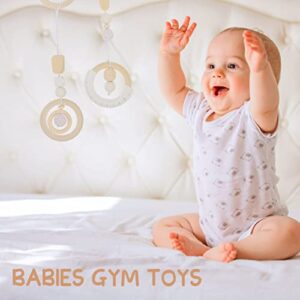 NUOBESTY 4Pcs Newborn Fitness Hanging Toys Infant Fitness Rack Pendants Baby Photo Props