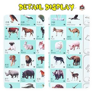 STOBOK Spelling English Interactive Nursery Audio Homeschool Baby For Posters Learning Supplies Toddler Room No Picture Talking Chinese Kindergarten Battery Chart Wall Activities Poster