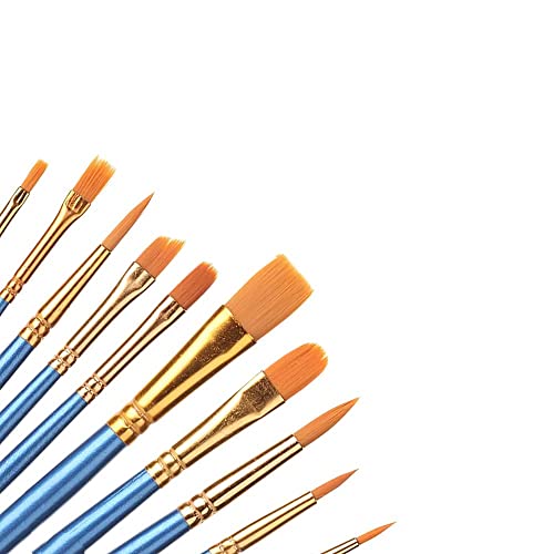 Paint Brushes Set, Art Brushes, Paint Brushes, Acrylic Paint Brushes, Paint Brushes for Acrylic Painting, Drawing and Art Supplies, Paint Brush, Paint Brushes for Kids, 10pc Watercolor Brushes (10pc)