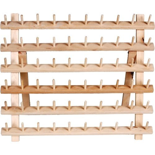 Dritz, 1 pc Wooden Thread Rack, Smooth Wood