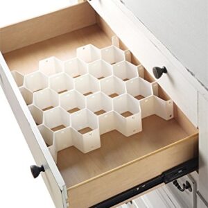 Whitmor 6025-3928 Honeycomb Drawer Organizer, White