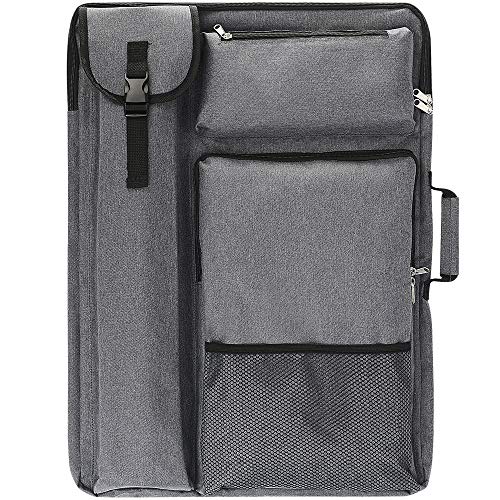 IN.DI&IN.WE Art Portfolio Case 18 x 24,Art Bags for Supplies Artwork/Poster Board/Project/Drawing Case.Large Art Portfolio/Display Screen Carrying and Traveling