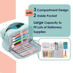 Mr. Pen- Large Capacity Pencil Case, Mint Green, Pencil Pouch, Pencil Bag, Pen Case, Pen Pouch, Pen Bag, Pencil Pouches, Pencil Bags, Green Pencil Case, School Pencil Case, College Pencil Case