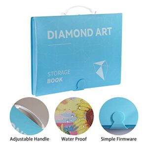 TTPOLONG A3 Diamond Painting Storage Book, Diamond Art Portfolio Book 30 Pags Clear Pockets Plastic Sleeves（16.8X12.5 Inch)