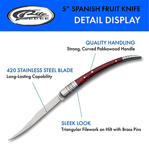 Rite Edge Szco Supplies 5-Inch Spanish Fruit Knife