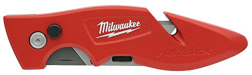 Milwaukee 48-22-1901F Fastback Utility Knife with Wire Stripping Compartment, and Gut Hook (3 Pack of 48-22-1901)