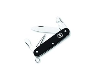 victorinox swiss army pioneer knife, black, 91mm