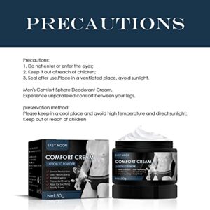 2022 New Released Comfortable Fresh Deodorant Cream for Men, Against Sweat & Chafing, Odor Control, Best Stocking Stuffers for Men (50g)