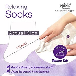 epielle New Moisturizing Socks and Gloves for Hand and Foot Care | Assorted 5 Pairs Socks (Socks 5 Pairs) | Skincare Gifts for Her.. Stocking Stuffer!!