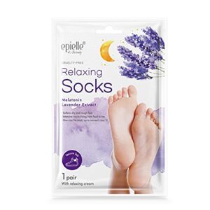 epielle New Moisturizing Socks and Gloves for Hand and Foot Care | Assorted 5 Pairs Socks (Socks 5 Pairs) | Skincare Gifts for Her.. Stocking Stuffer!!