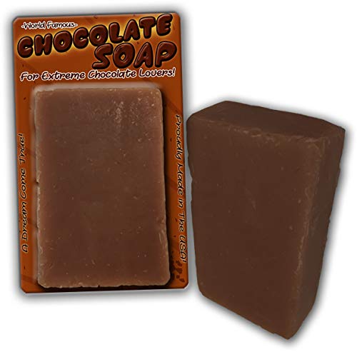 Chocolate Soap Chocolate Scented Bar Soap Funny Unisex Spa Gags for Women Men Chocolate Gags Secret Santa White Elephant Stocking Stuffers Novelty Soap Wife Friend Girlfriend