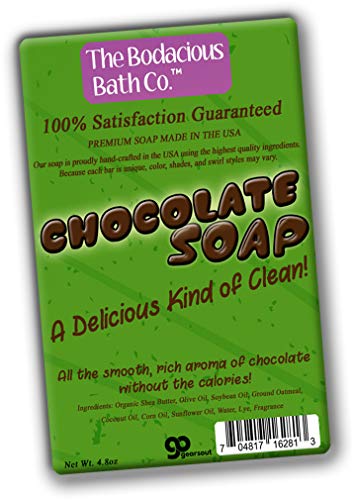 Chocolate Soap Chocolate Scented Bar Soap Funny Unisex Spa Gags for Women Men Chocolate Gags Secret Santa White Elephant Stocking Stuffers Novelty Soap Wife Friend Girlfriend