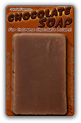 Chocolate Soap Chocolate Scented Bar Soap Funny Unisex Spa Gags for Women Men Chocolate Gags Secret Santa White Elephant Stocking Stuffers Novelty Soap Wife Friend Girlfriend