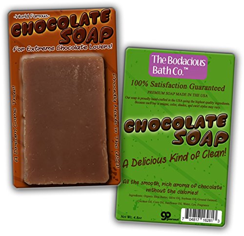 Chocolate Soap Chocolate Scented Bar Soap Funny Unisex Spa Gags for Women Men Chocolate Gags Secret Santa White Elephant Stocking Stuffers Novelty Soap Wife Friend Girlfriend