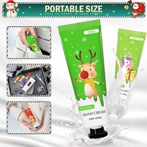 SenseYo Hand Cream Gift Set Natural Plant Fragrance Shea Hand Lition for Dry Cracked Hands Christmas Gifts for Women Mom Girls, Unique Christmas Stocking Stuffers, 8 Different Fragrances