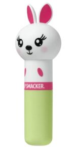 lip smacker lippy pal bunny rabbit flavored lip balm hoppy carrot cake | clear matte | for kids, men, women | stocking stuffer | christmas gift