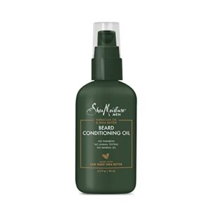 sheamoisture beard conditioning oil for a full beard maracuja oil and shea butter to moisturize and soften beards 3.2 oz