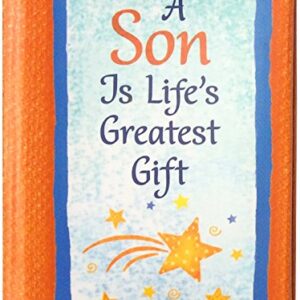 Blue Mountain Arts Mini Book (A Son Is Life’s Greatest Gift)—Birthday Gift, Graduation Gift, Thinking of You Gift, Just Because Gift, or Stocking Stuffer for Son, 4 x 3 inches