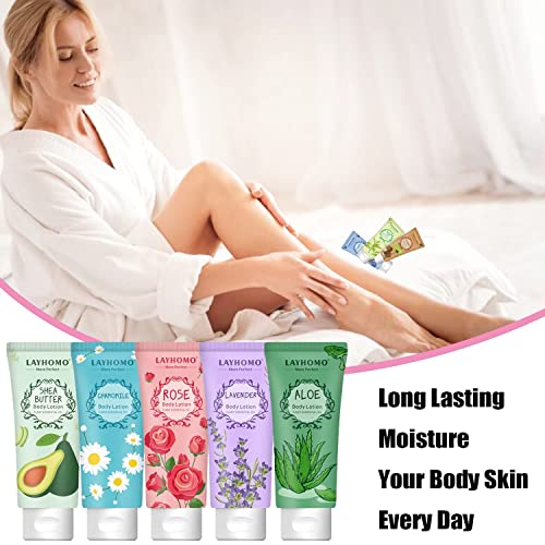 12 Pack Body Lotion Gift Set for Women,Natural Fragrance Body Care Cream Moisturizing Travel Size Body Lotion With Shea Butter and Aloe,Bulk Body Lotion Sets, Christmas Stocking Stuffers Valentines Day Mother's Day Gifts for Her Women Girlfriend Mom Wife