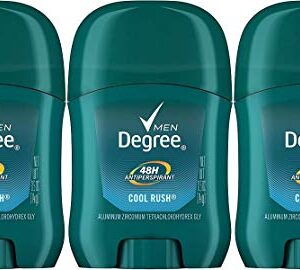 Degree Cool Rush Antiperspirant and Deodorant, 0.5 Ounce Travel Size (Pack Of 3)