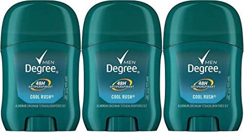 Degree Cool Rush Antiperspirant and Deodorant, 0.5 Ounce Travel Size (Pack Of 3)