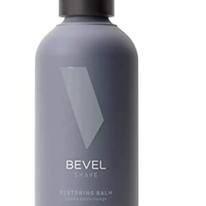 Bevel After Shave Balm for Men with Shea Butter and Jojoba Oil, Soothes and Cools Skin to Help Prevent Ingrown Hairs and Razor Bumps, 4 Fl Oz