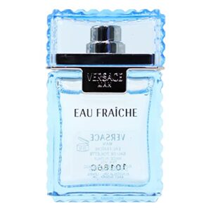 Original Versace Man Eau Fraiche Eau De Toiltte EDT 5ml 0.17oz Cologne for Men Homme Perfume Miniature Mini Parfum Collectible Bottle New In Box