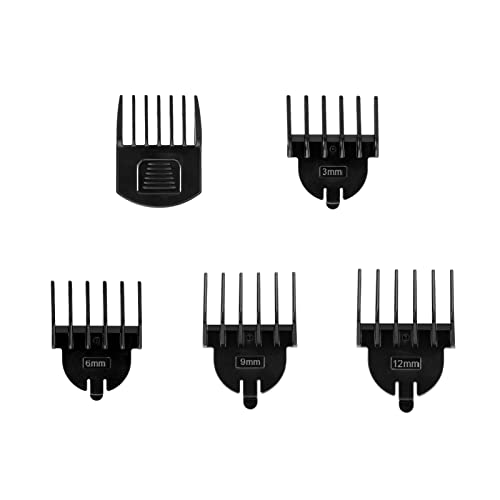 Ufree 5Pcs Hair Clipper Combs Guides, Replacement Guard Combs for All in One Beard Trimmer