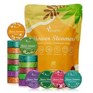 shower steamers aromatherapy,18-pack with eucalyptus, lavender, and more – shower bombs for men and women – perfect for easter, womens day,mothers day, nurses day, birthday gifts for her