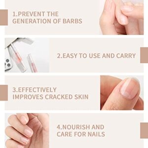 SULLMAR 6Pcs Nail Cuticle Oils Nail Nutrition Oil Pen Nail Treatment Pen 6 Smell Cuticle Revitalizer Prevent Agnail Nourish Skin