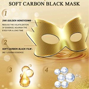 BeMyLady 24K Under Eye Masks, 8 PCS Eye Lines & Moisturizing Eye Patches for Eye Care, Nourishing, Improving Eye Bags, Dark Eye Circles, Reduce Wrinkles and Fine Lines Under Eye