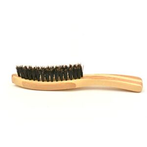 1pc Long Wooden Handle Beard Brush Beard Comb for Men Long Beard Grooming and Shaping Salon Hair Removal Brush Cutting Kits Accessories