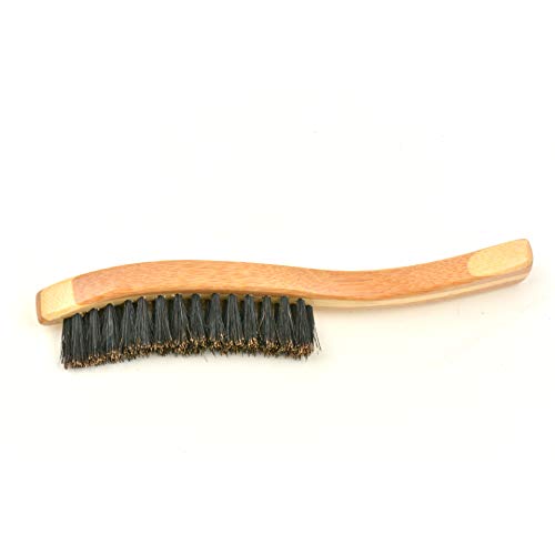 1pc Long Wooden Handle Beard Brush Beard Comb for Men Long Beard Grooming and Shaping Salon Hair Removal Brush Cutting Kits Accessories