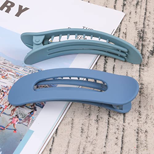 Pack of 20 Women Girls French Curved Hair Clips No Slip Hair Barrette Jaw Alligator Clip 4.5 Inches 10 Colors in Pair Plastic Hairpins for Women Styling Hairdressing Fashion Beauty Accessory