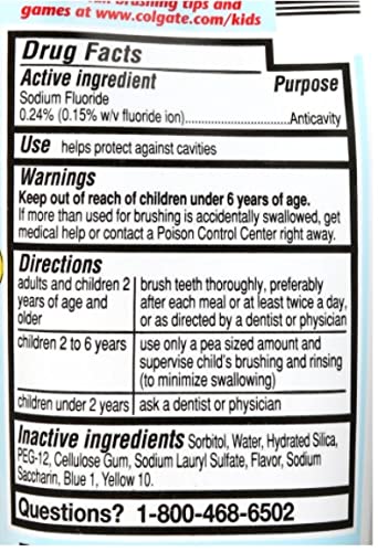 Colgate Kids 3.5 oz 3-Pack Unicorns Mild Bubble Fruit Flavor Toothpaste Fluoride Cavity & Enamel Protection…