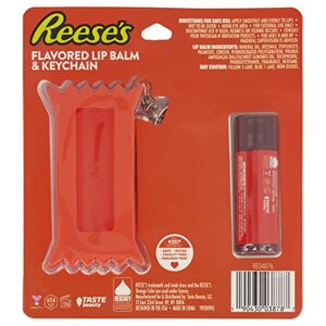 Taste Beauty Reese’s Peanut Butter Cup–Flavored Lip Balm and Keychain Holder, 2-Piece Set