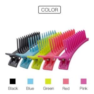 Mix Match Detangling Hair Brush Set Detangler Comb for Women, Men and Kids - Wet & Dry – Removes Knots and Tangles, Best for Thick and Curly Hair – Pain Free 3 Pcs No Slip Professional Hair Salon Styling Grip Comb Clips/Brush for Coloring and Braiding all