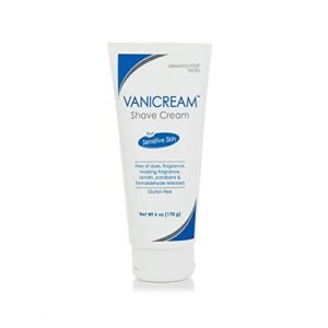 vanicream shave cream | fragrance, and gluten free | for sensitive skin | 6 ounce