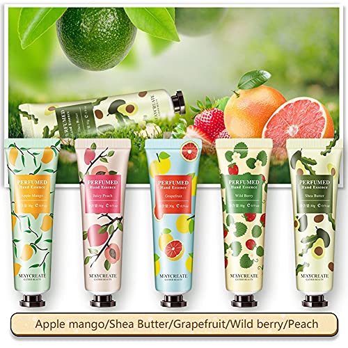 20 Pack Plant Fragrance Hand Cream Moisturizing Hand Cream for Dry Hands Thanksgiving Christmas Gift Set Travel Size Hand Lotion