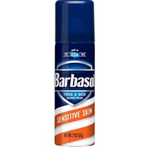 barbasol shaving cream sensitive skin (pack of 4)