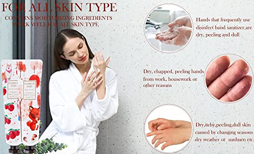 Hand Cream for Dry Cracked Hands, Nurse Doctor Working Hands, Natural Fragrance Mini Hand Lotion Set Travel Size Moisturizing Hand Care Cream Bulk Christmas Baby Shower Gifts for Women Kids（20Pack）