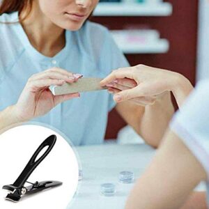 Nail Clippers 16mm Wide Large Jaw Opening for Thick Nail Stainless Steel Black Fingernail and Toenail Nipper Cutter Podiatry Trimmer Pedicure Manicure Kit