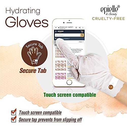 epielle New Moisturizing Socks and Gloves for Hand and Foot Care | Assorted 10 Pairs (5 Gloves & 5 Socks) Stocking Stuffers!!