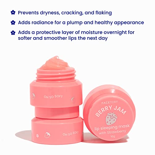 FaceTory Cloud Velvet Sleeping Mask + Berry Jam Sleeping Mask